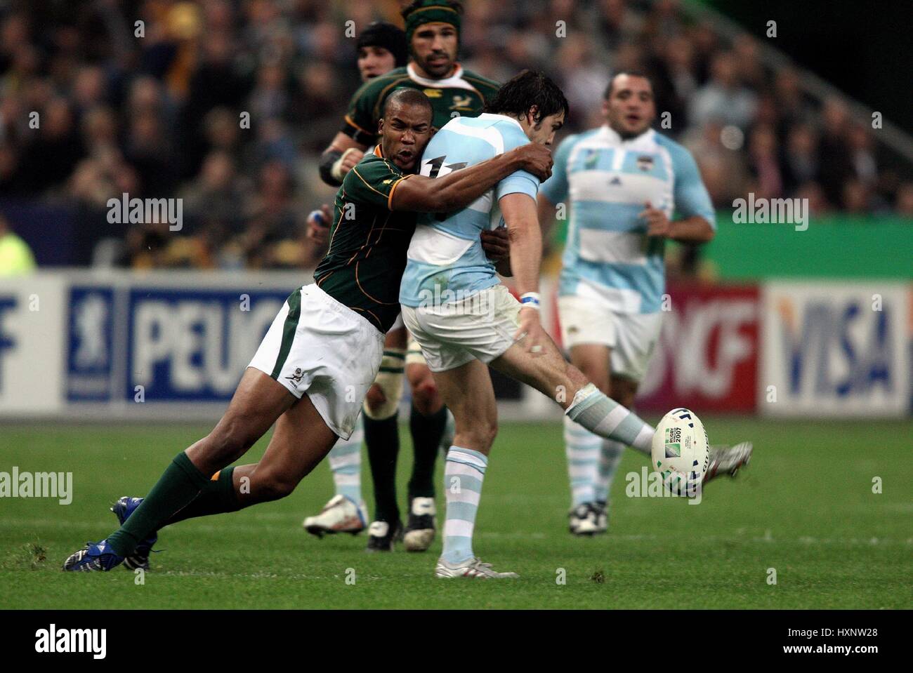 JP PIETERSEN & HORACIO AGULLA SOUTH AFRICA V ARGENTINA STADE FRANCE ...