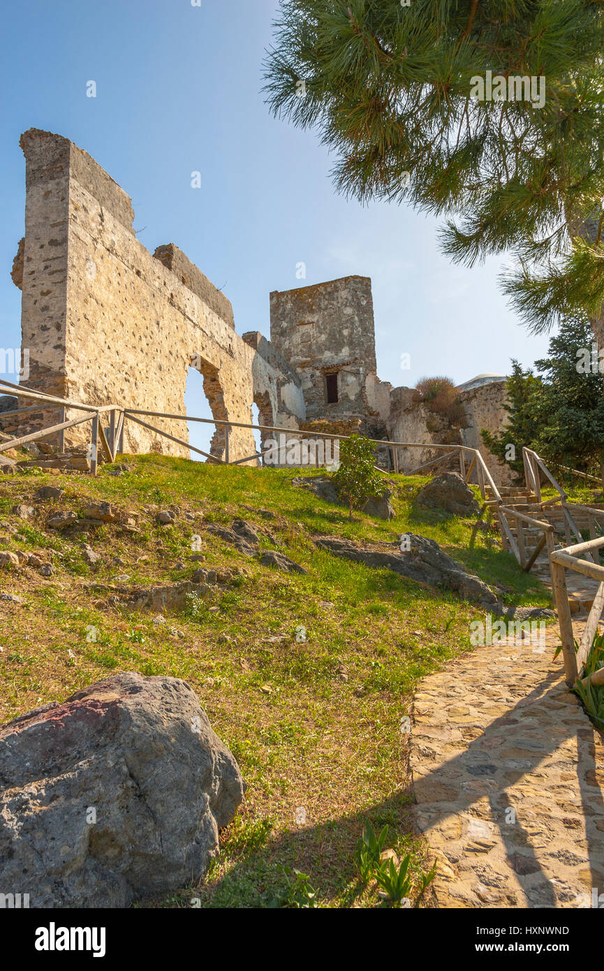 Castillo Árabe, castle above the village Casares, White Towns of ...