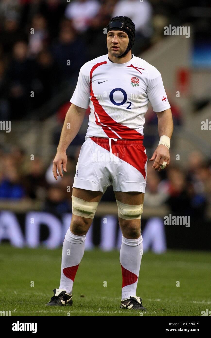 STEVE BORTHWICK ENGLAND & BATH RU TWICKENHAM LONDON ENGLAND 02 February ...
