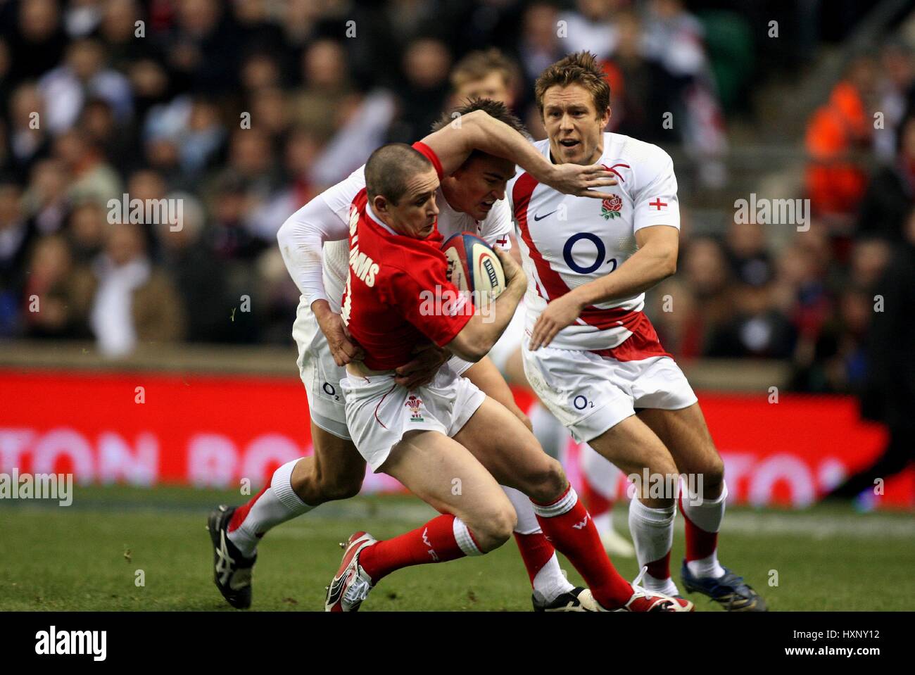 SHANE WILLIAMS & TOBY FLOOD ENGLAND V WALES TWICKENHAM LONDON ENGLAND ...