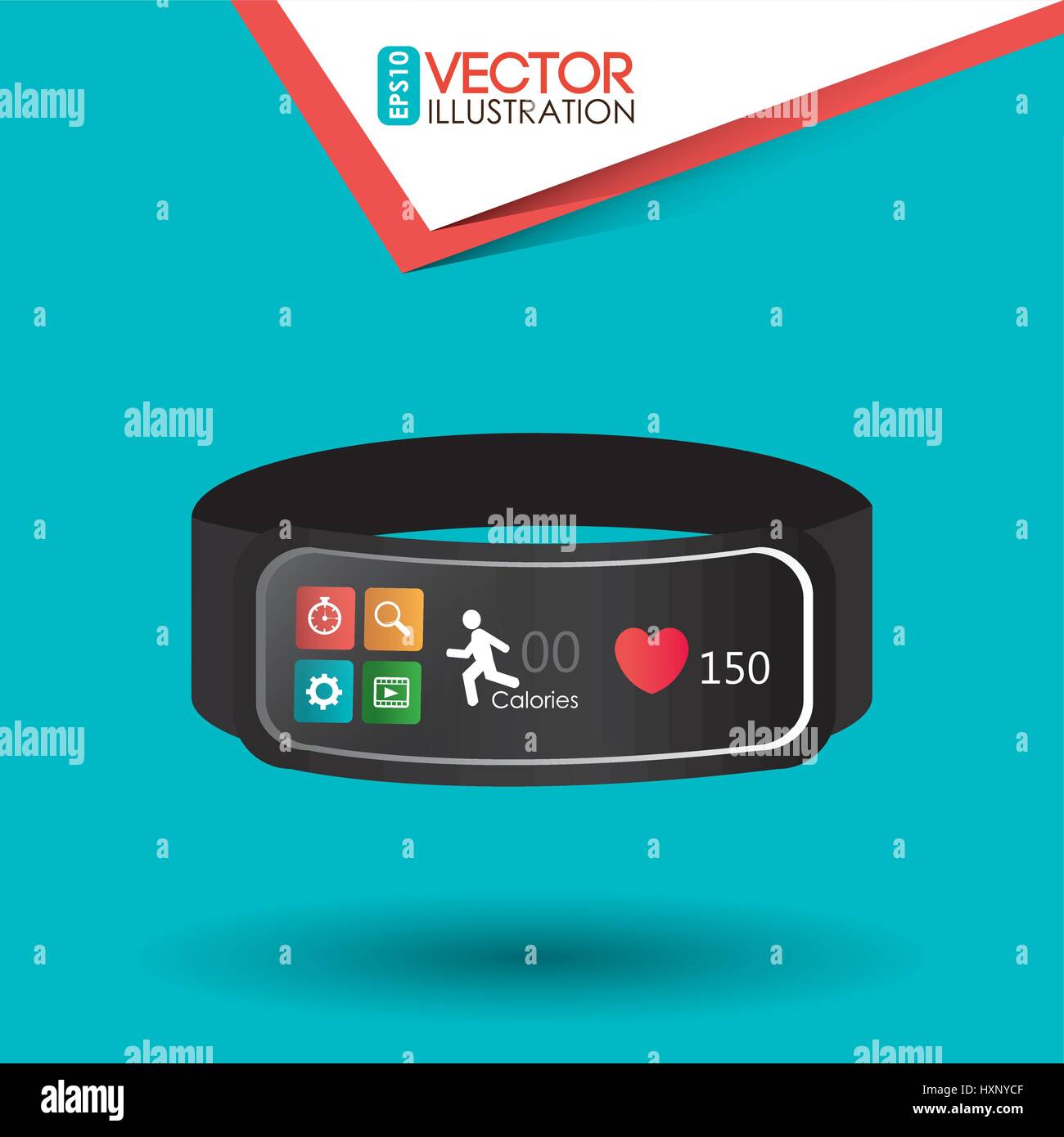 wearable technology design Stock Vector Image & Art - Alamy