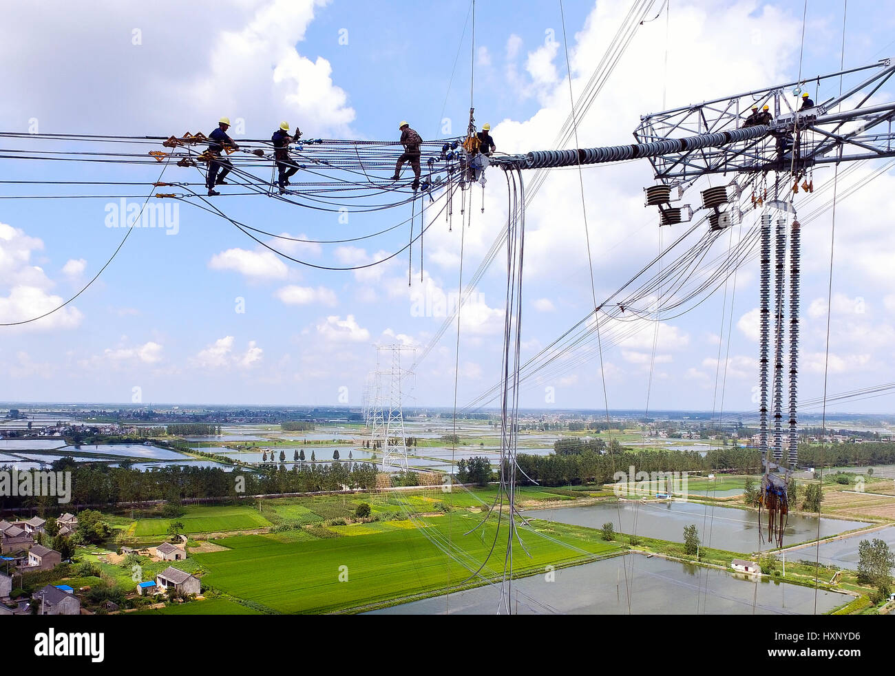 Power station worker china hi-res stock photography and images - Alamy