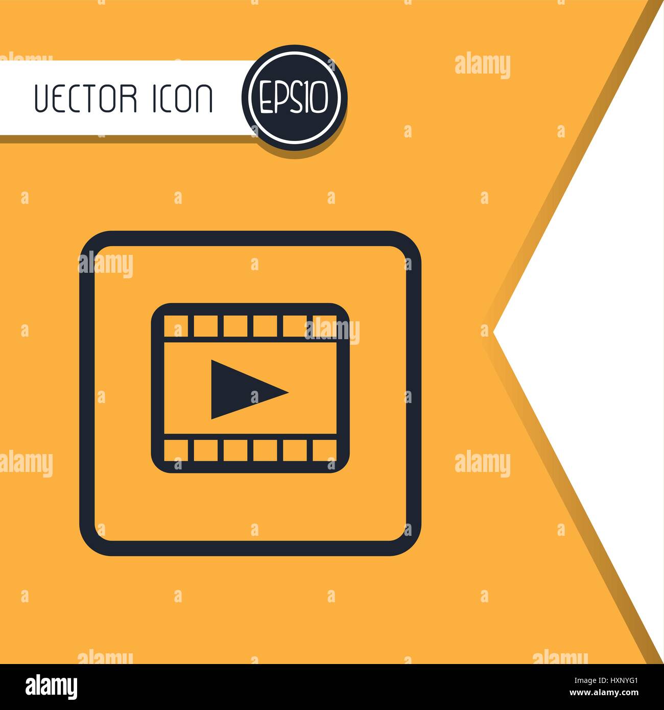 play icon design Stock Vector Image & Art - Alamy