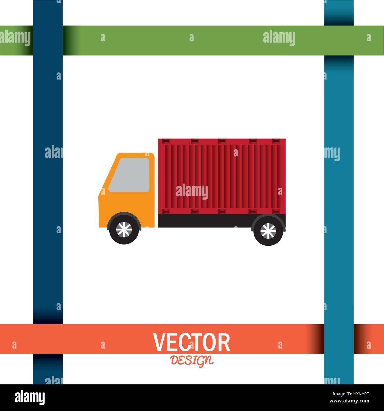 delivery service design Stock Vector Image & Art - Alamy