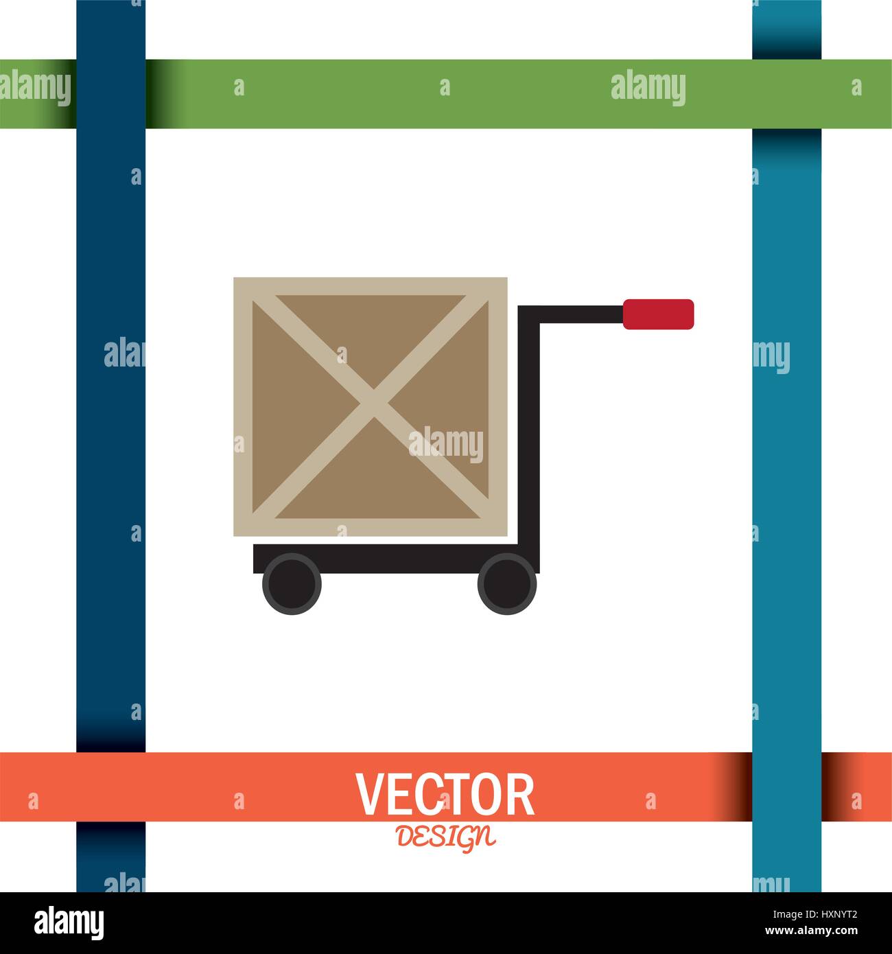 delivery service design Stock Vector Image & Art - Alamy