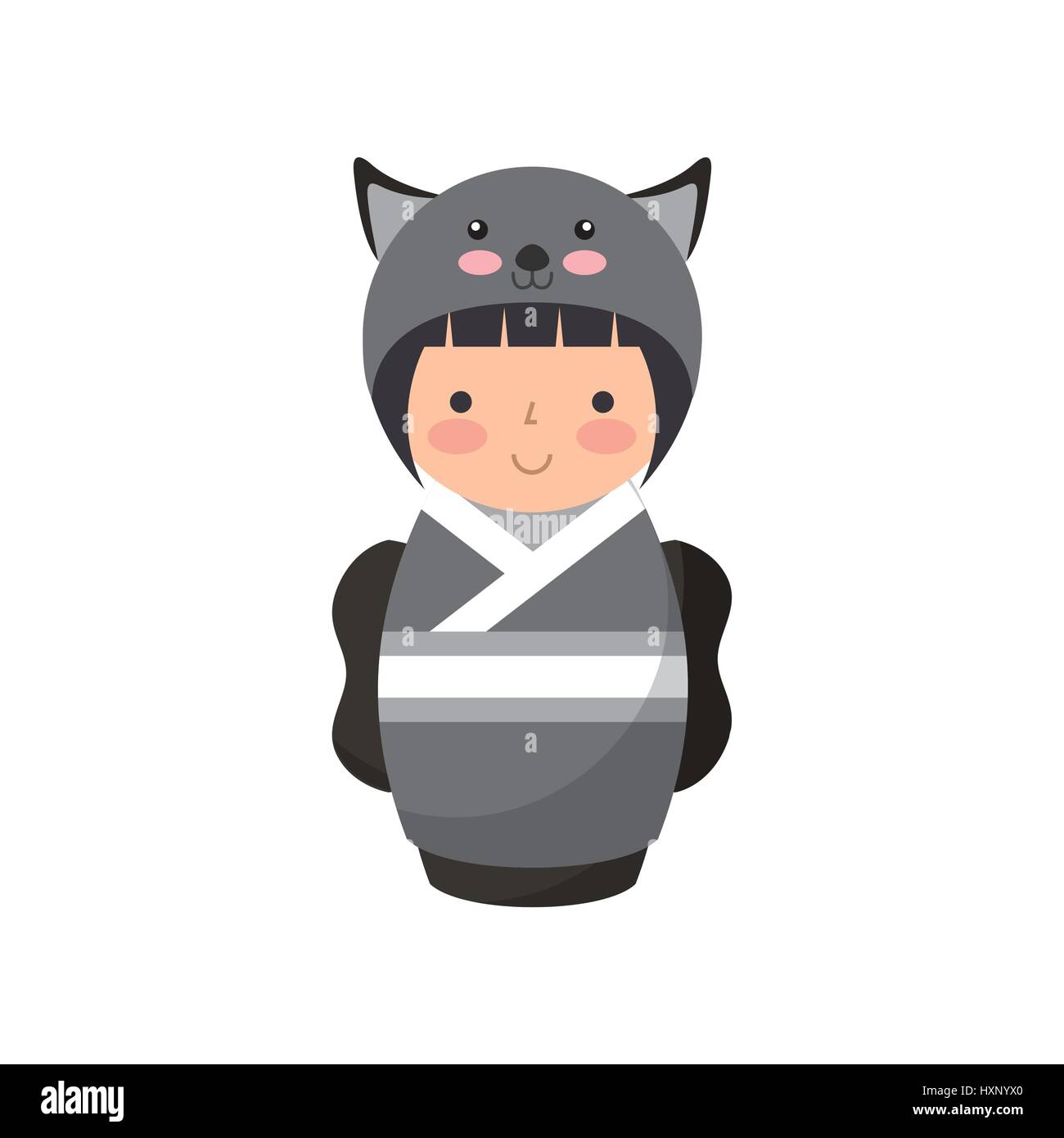 japanese girl icon Stock Vector Image & Art - Alamy