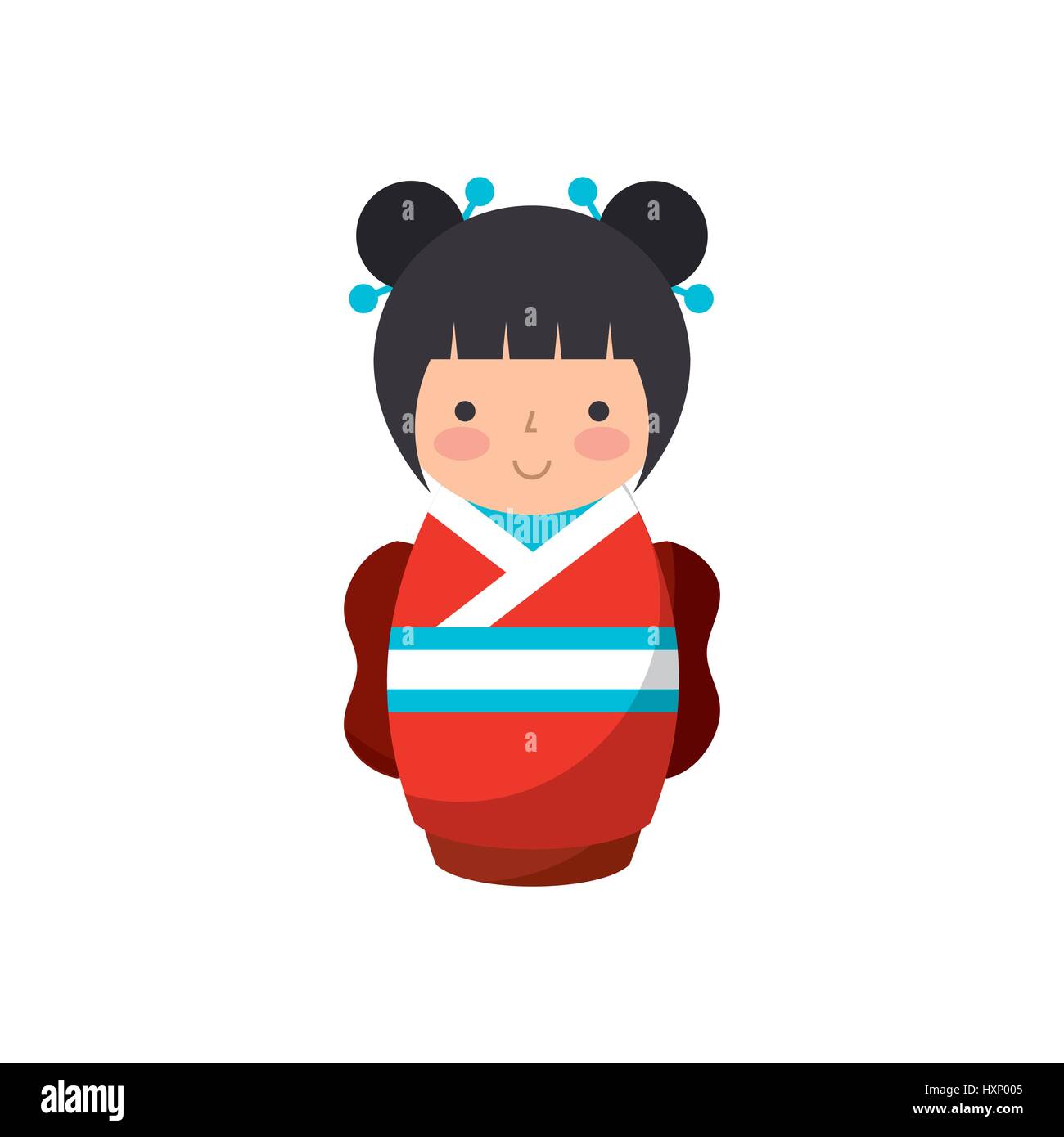 japanese girl icon Stock Vector Image & Art - Alamy