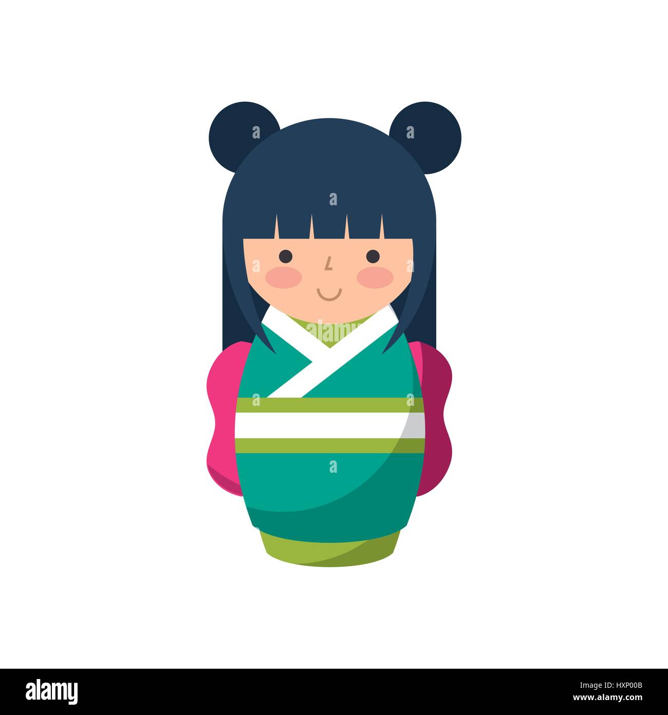 japanese girl icon Stock Vector Image & Art - Alamy