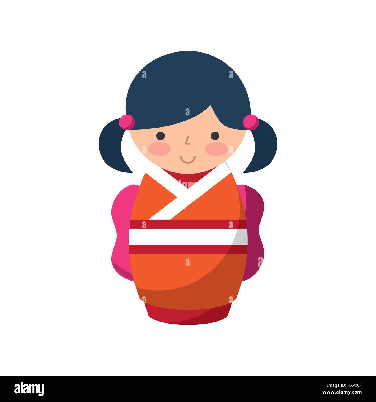 japanese girl icon Stock Vector Image & Art - Alamy