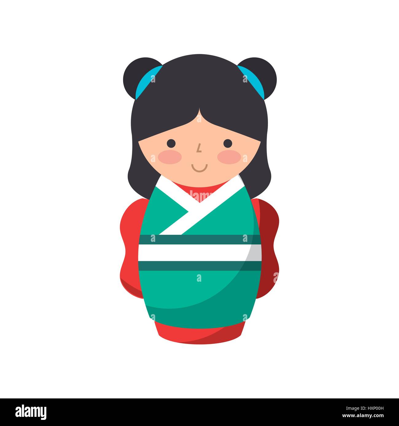 japanese girl icon Stock Vector Image & Art - Alamy