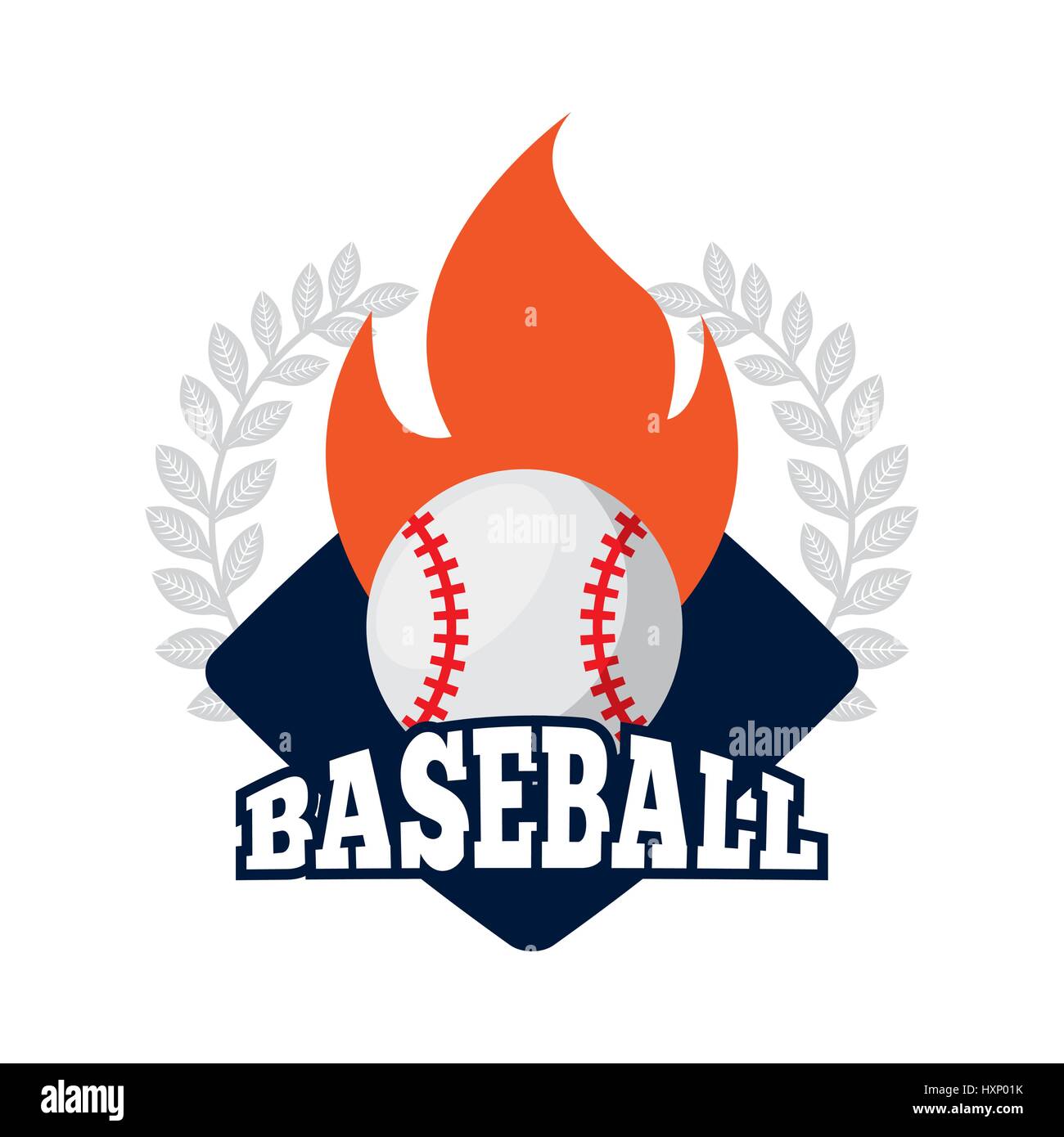 baseball sport design Stock Vector Image & Art - Alamy