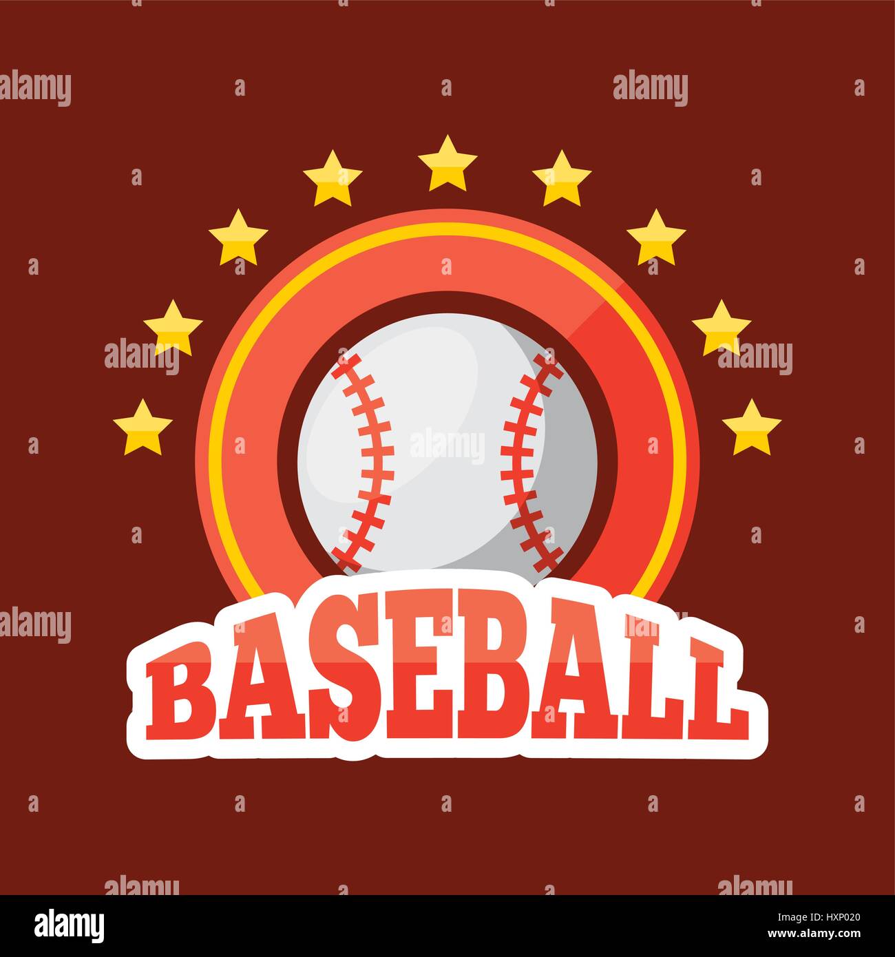 baseball sport design Stock Vector Image & Art - Alamy