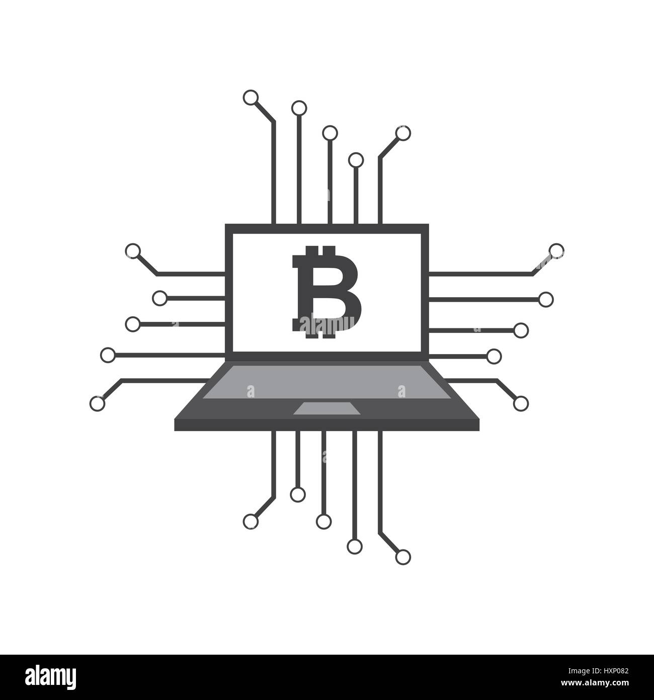 bitcoin virtual coin design Stock Vector Image & Art - Alamy