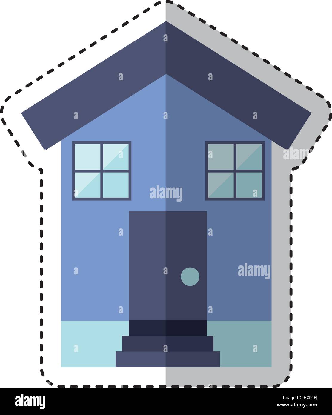 house exterior isolated icon Stock Vector Image & Art - Alamy