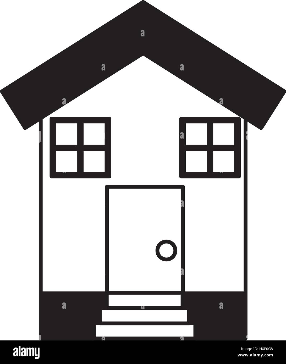 house exterior isolated icon Stock Vector Image & Art - Alamy