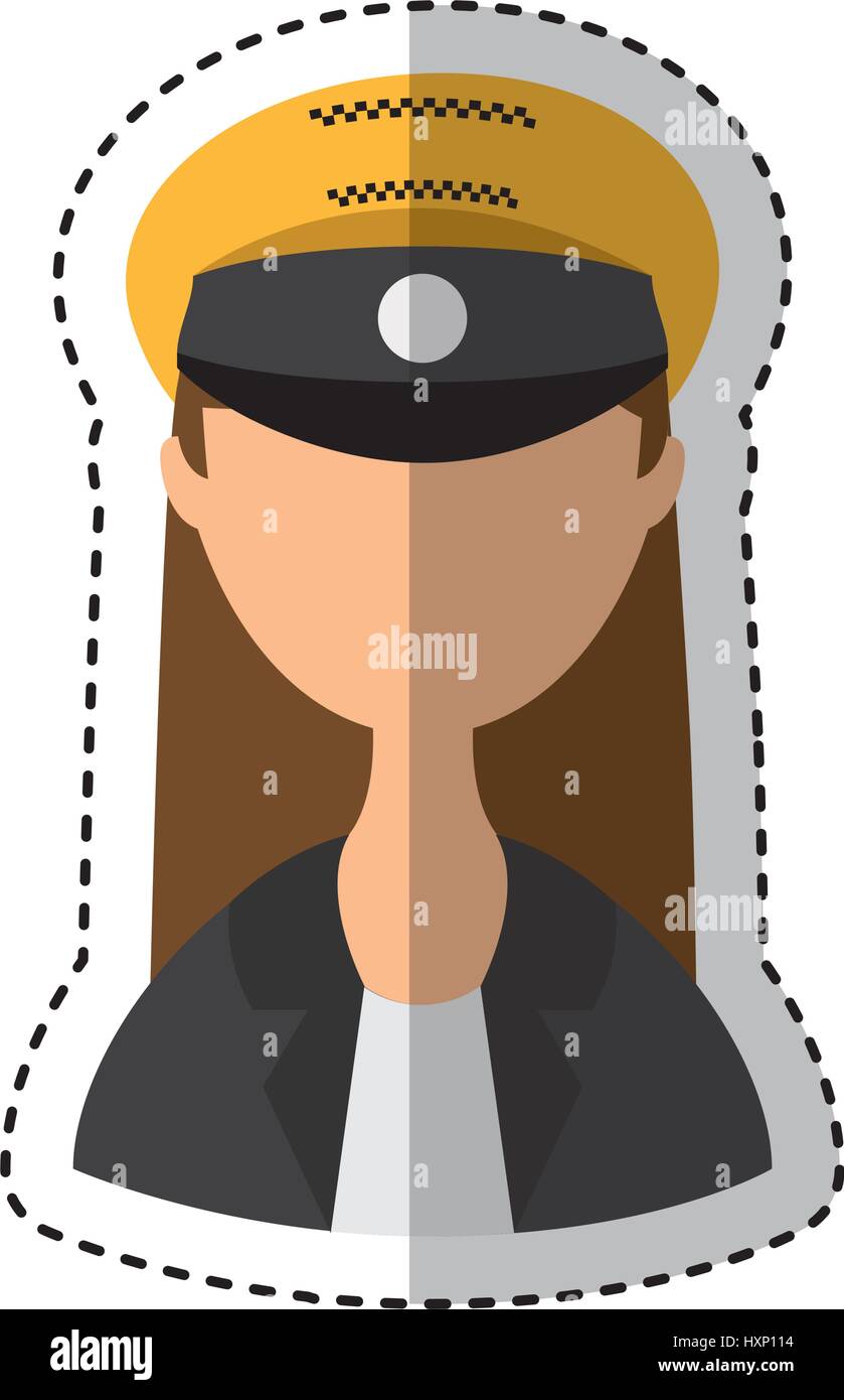 woman taxi driver avatar Stock Vector Image & Art - Alamy