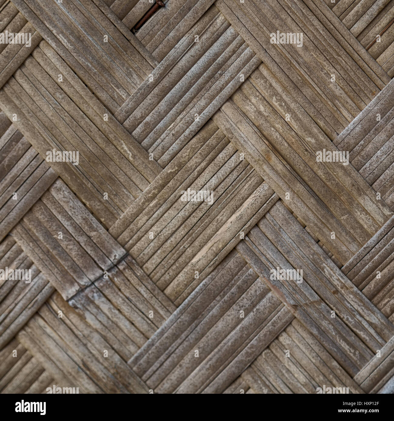 a wall build on wicker bamboo like abstract vintage surface Stock Photo ...