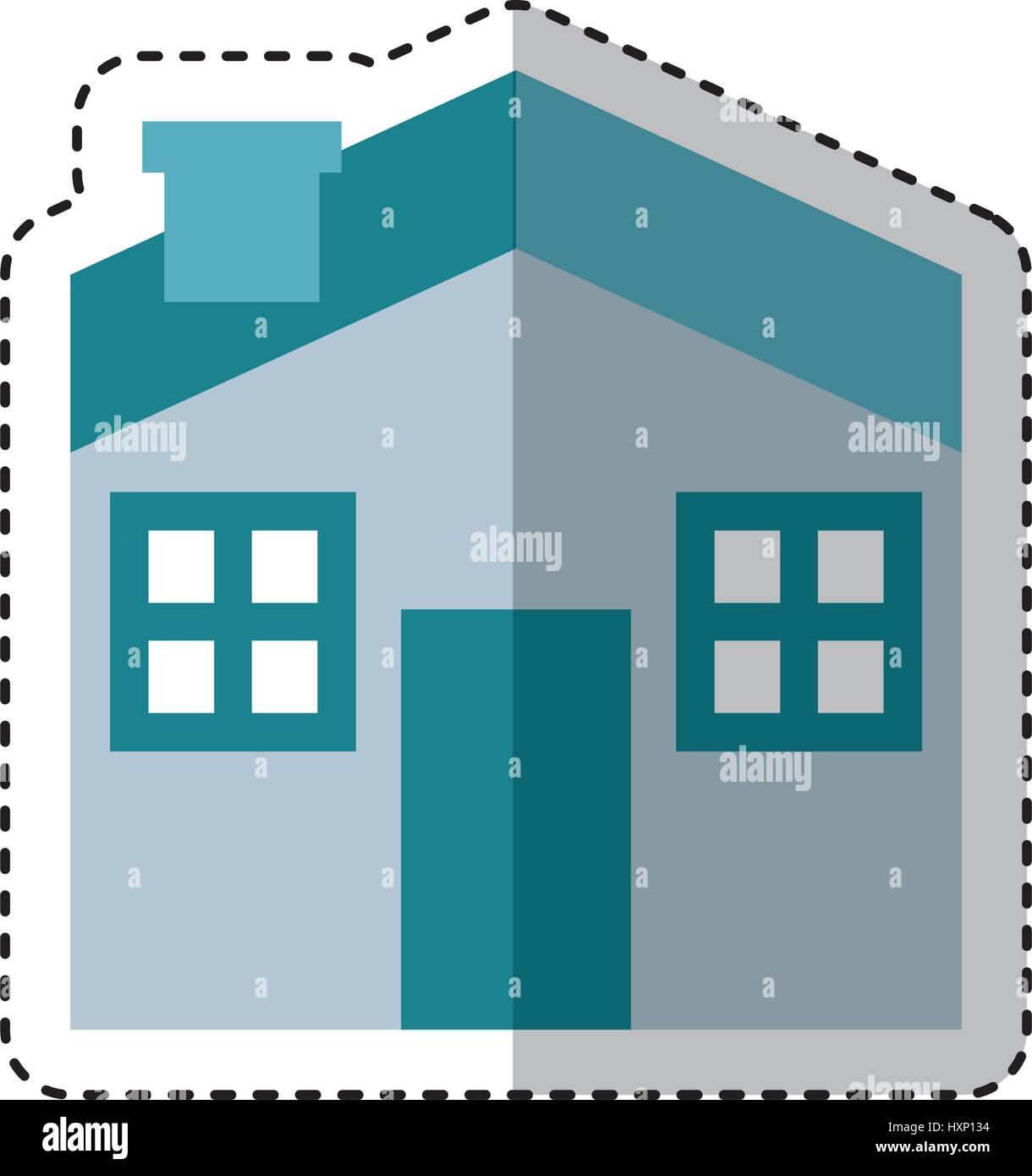 house exterior isolated icon Stock Vector Image & Art - Alamy