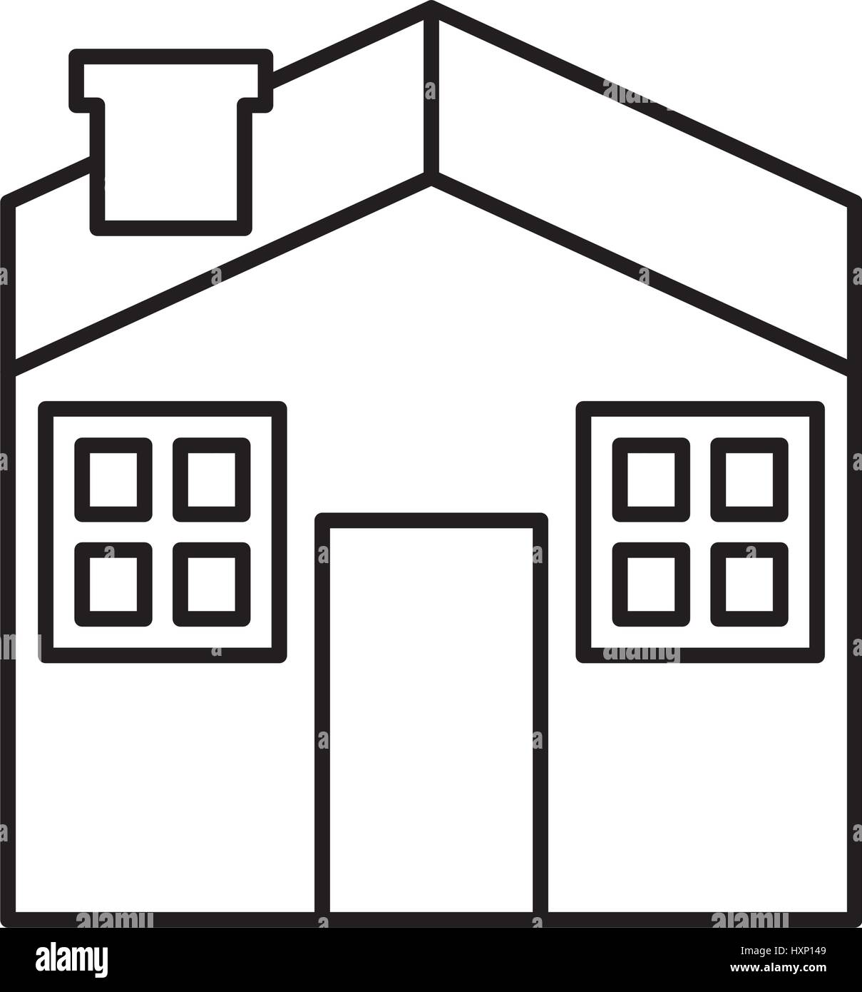 house exterior isolated icon Stock Vector Image & Art - Alamy