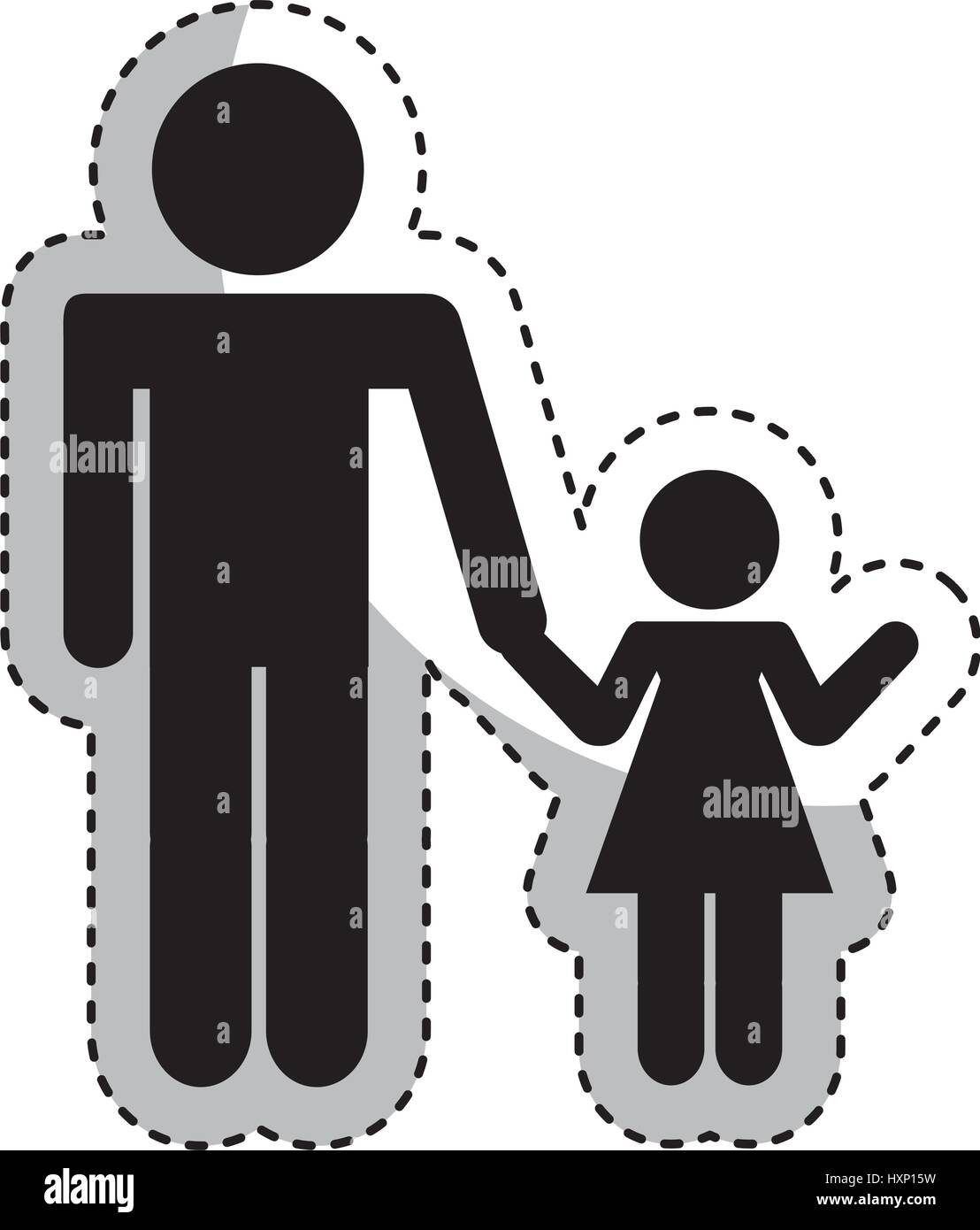 Father figure Stock Vector Images - Alamy