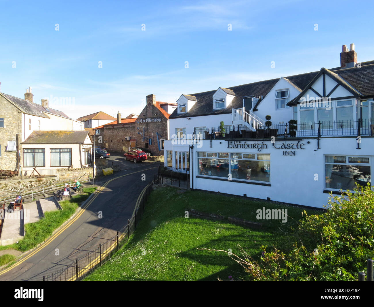 Bamburgh castle inn hi-res stock photography and images - Alamy