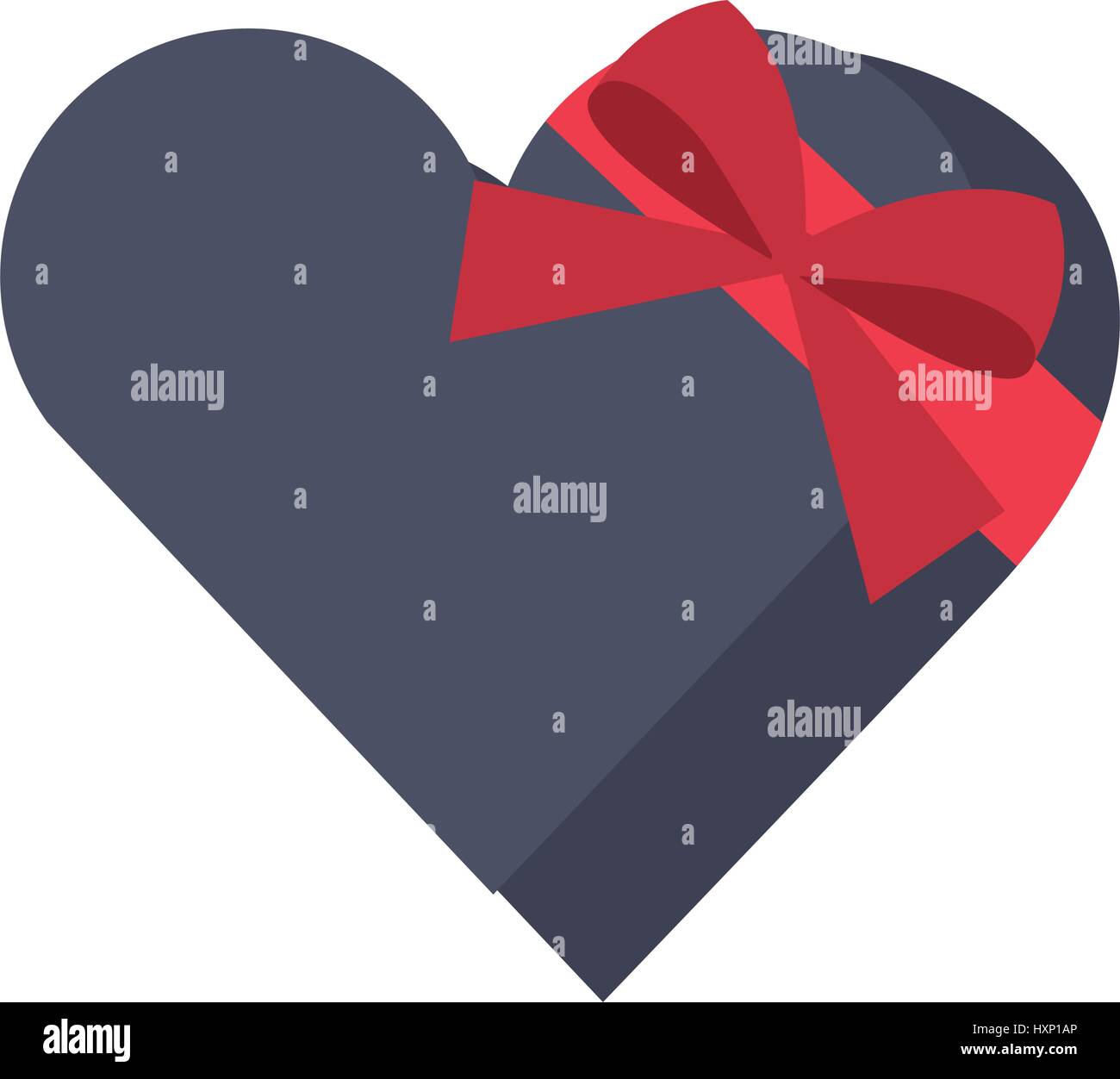 heart giftbox present isolated icon Stock Vector Image & Art - Alamy