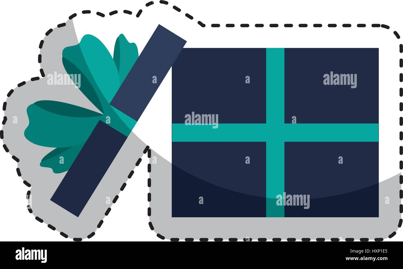 open giftbox present isolated icon Stock Vector Image & Art - Alamy