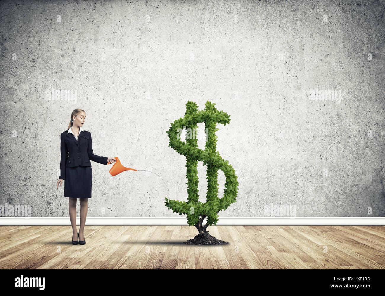 Make your money grow Stock Photo - Alamy