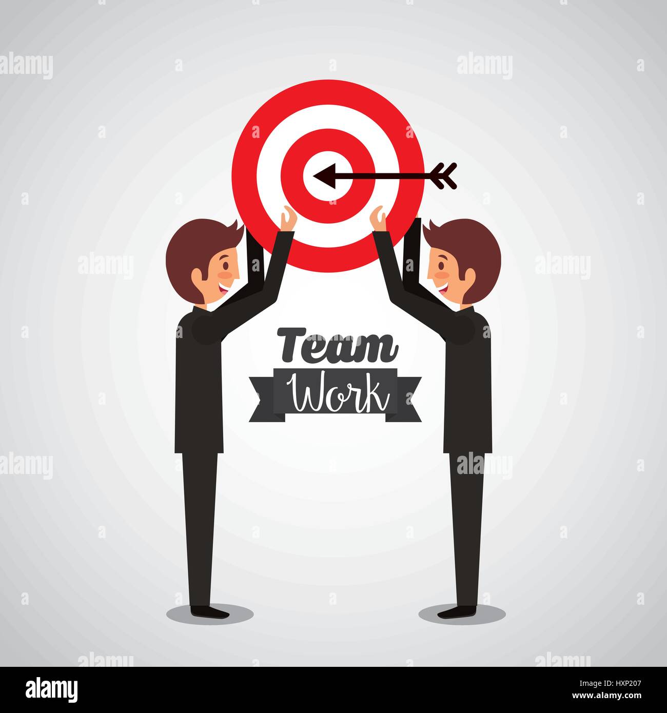 businesspeople teamwork avatars characters icon Stock Vector Image ...