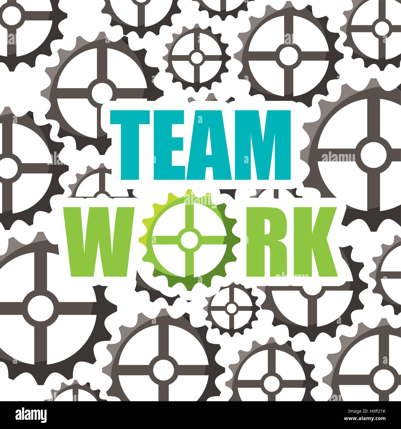 Motion gears team force Stock Vector Images - Alamy