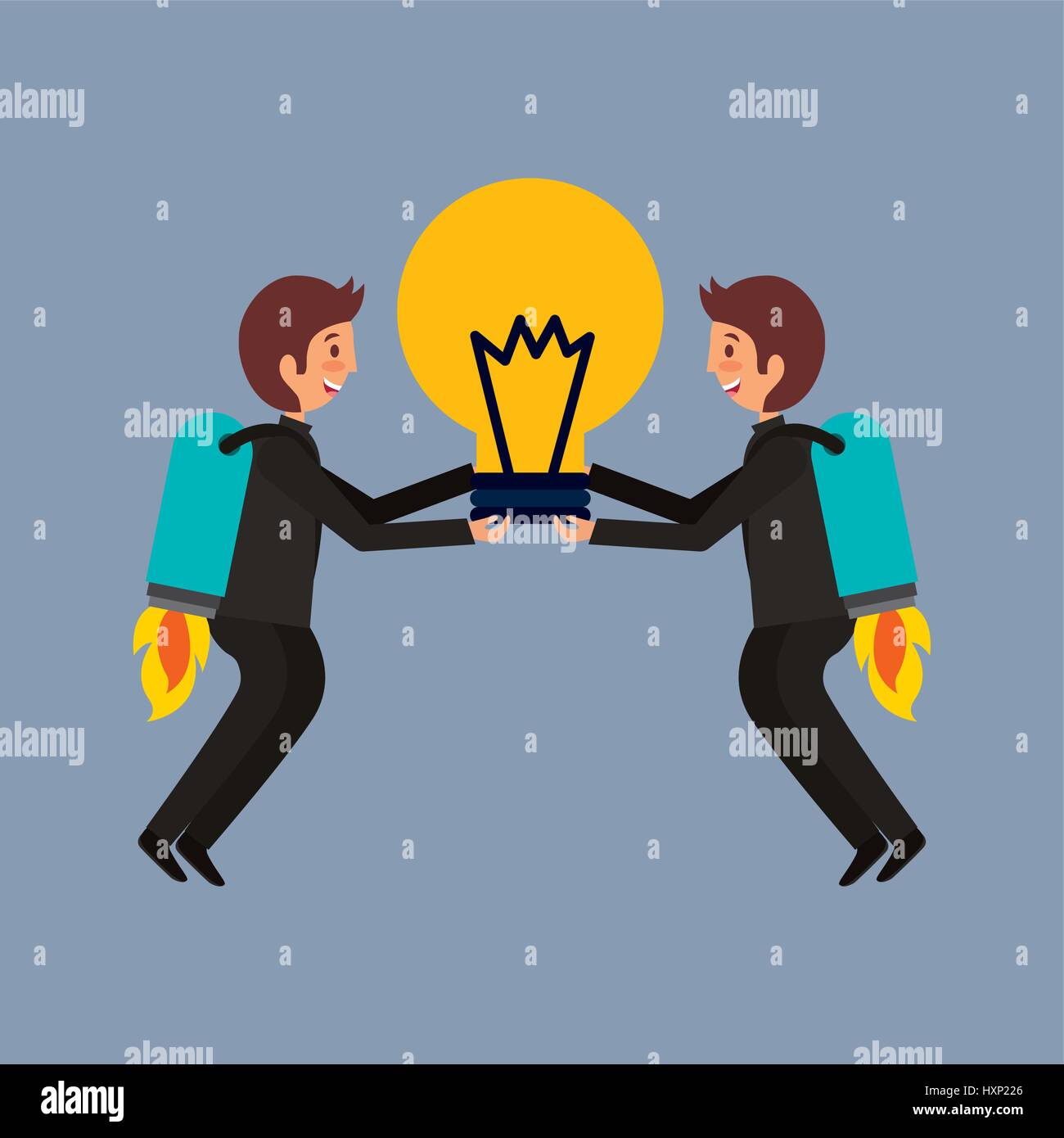 businesspeople teamwork avatars characters icon Stock Vector Image ...