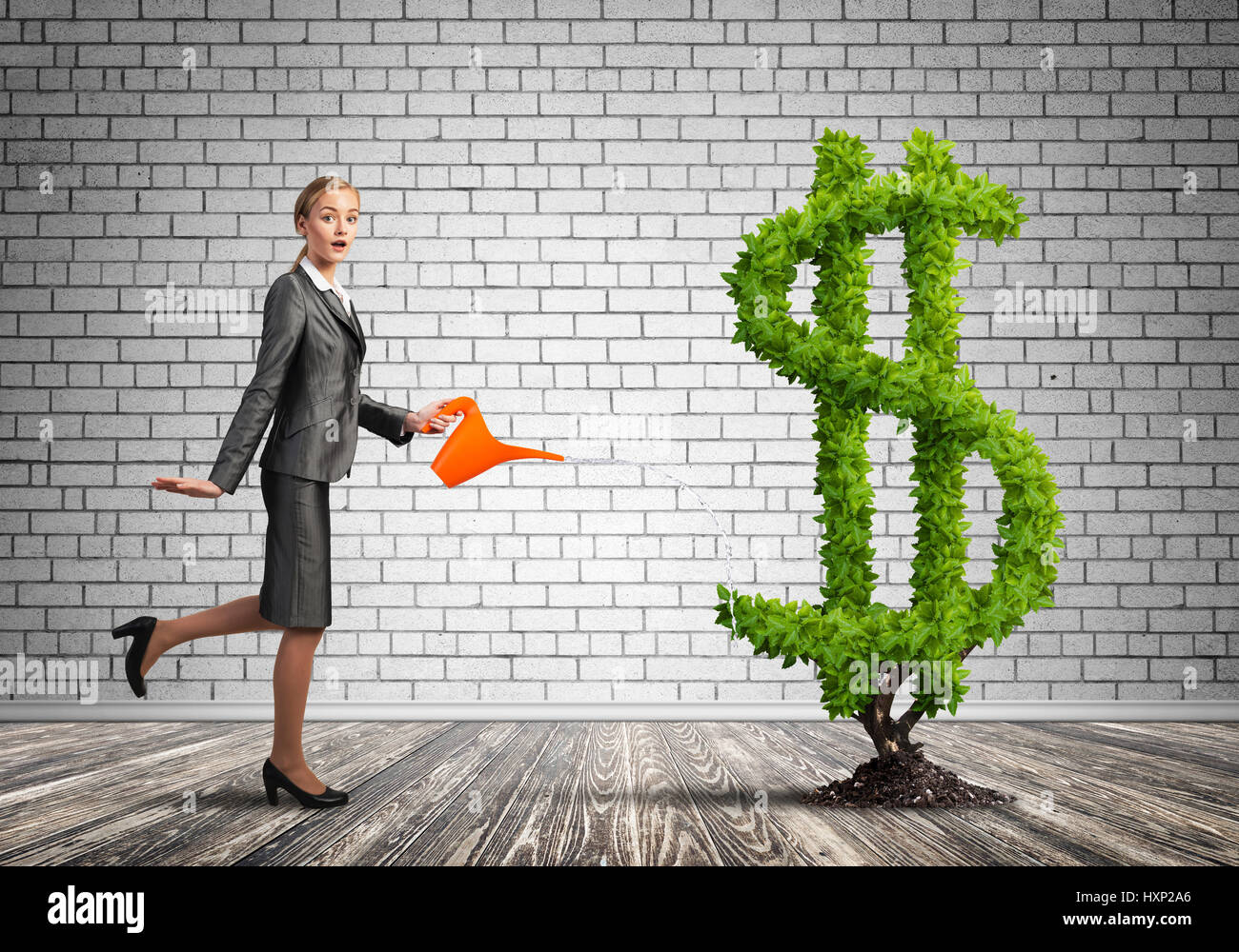 Make your money grow Stock Photo - Alamy