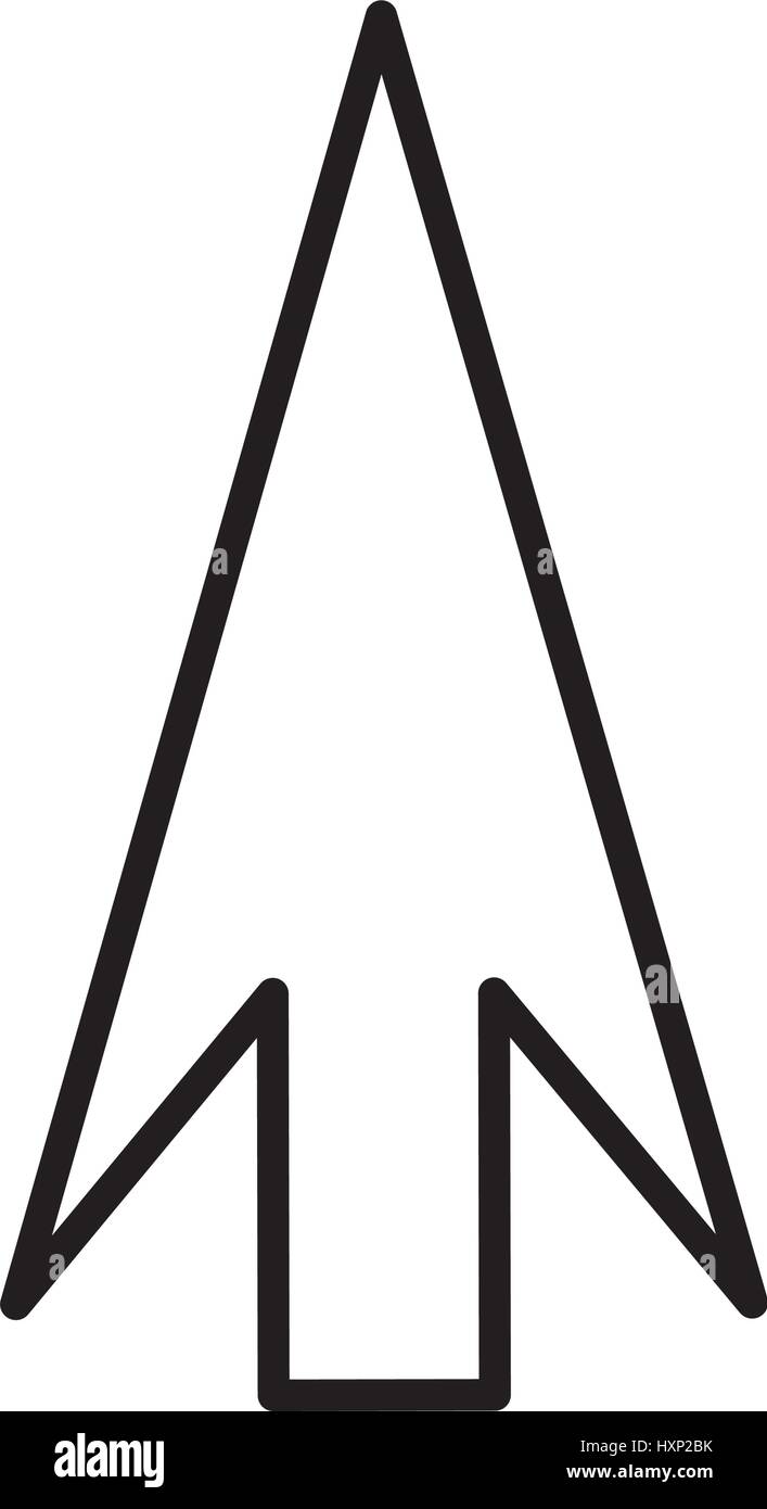 up arrow isolated icon Stock Vector Image & Art - Alamy