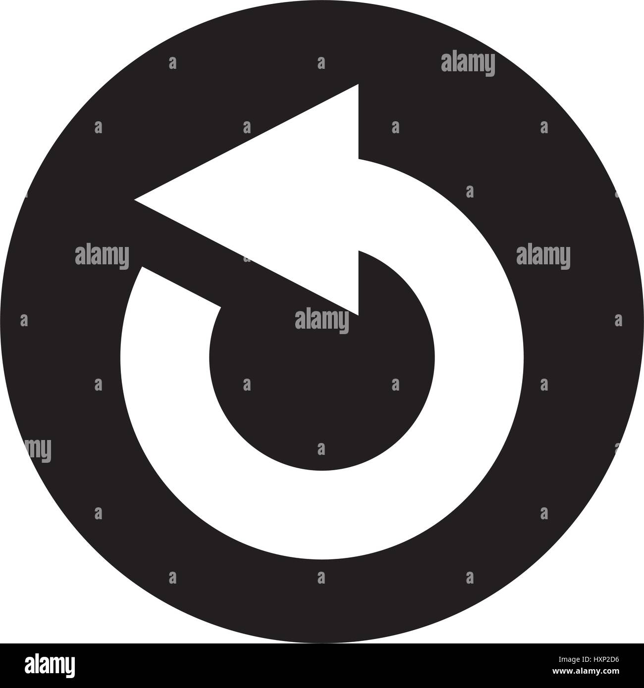 reload arrow isolated icon Stock Vector Image & Art - Alamy