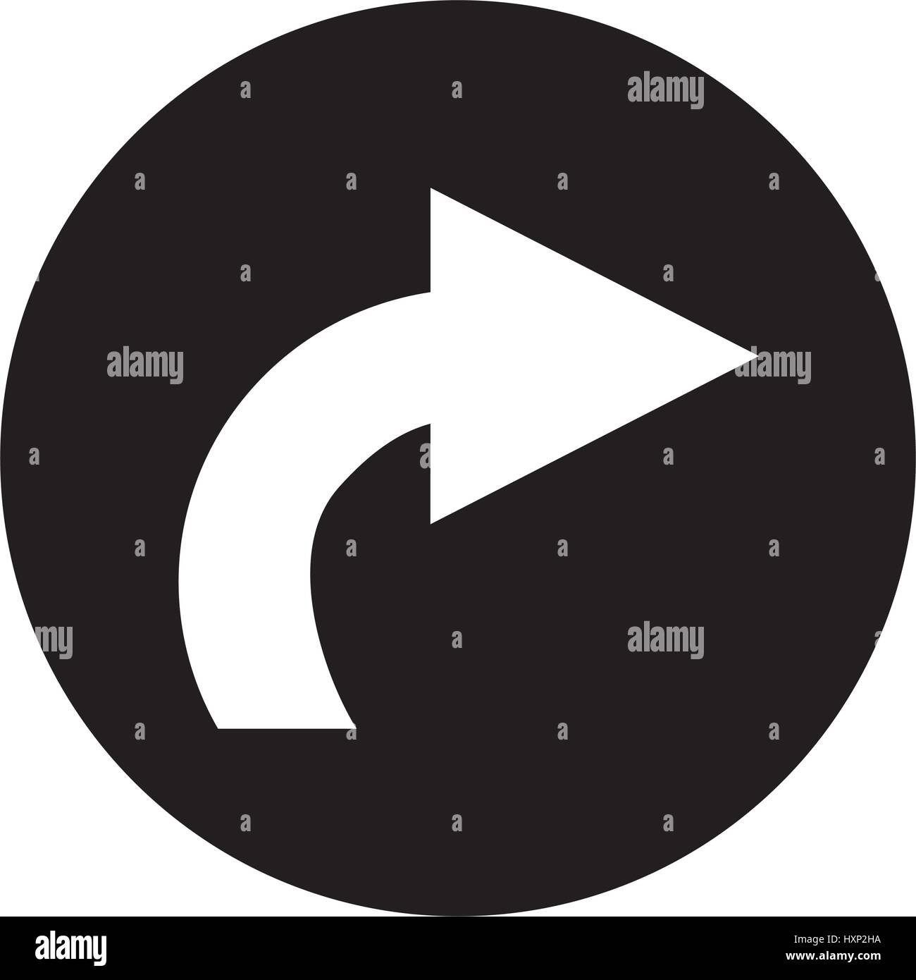 right arrow isolated icon Stock Vector Image & Art - Alamy