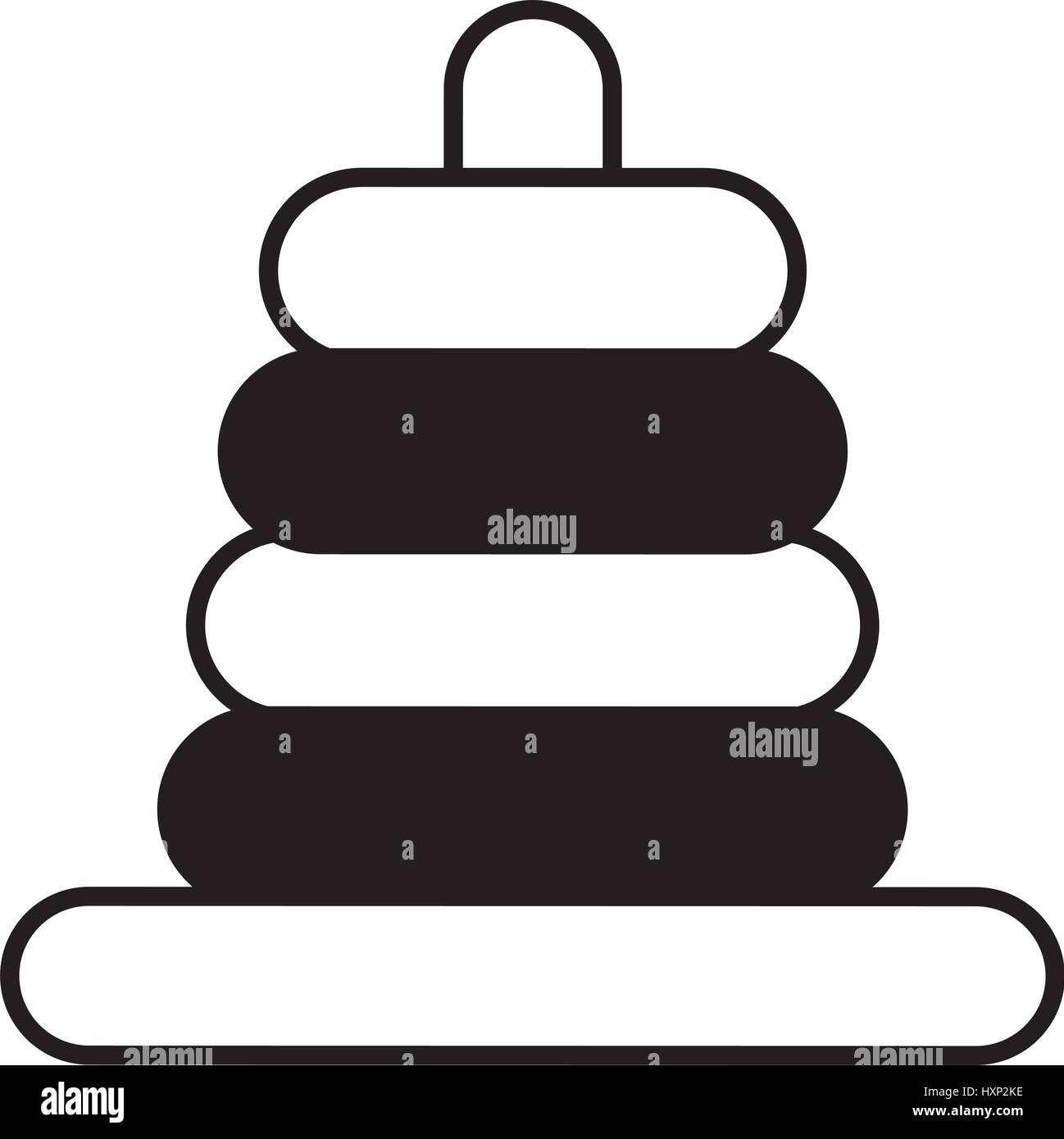 pile rings toy icon Stock Vector Image & Art - Alamy
