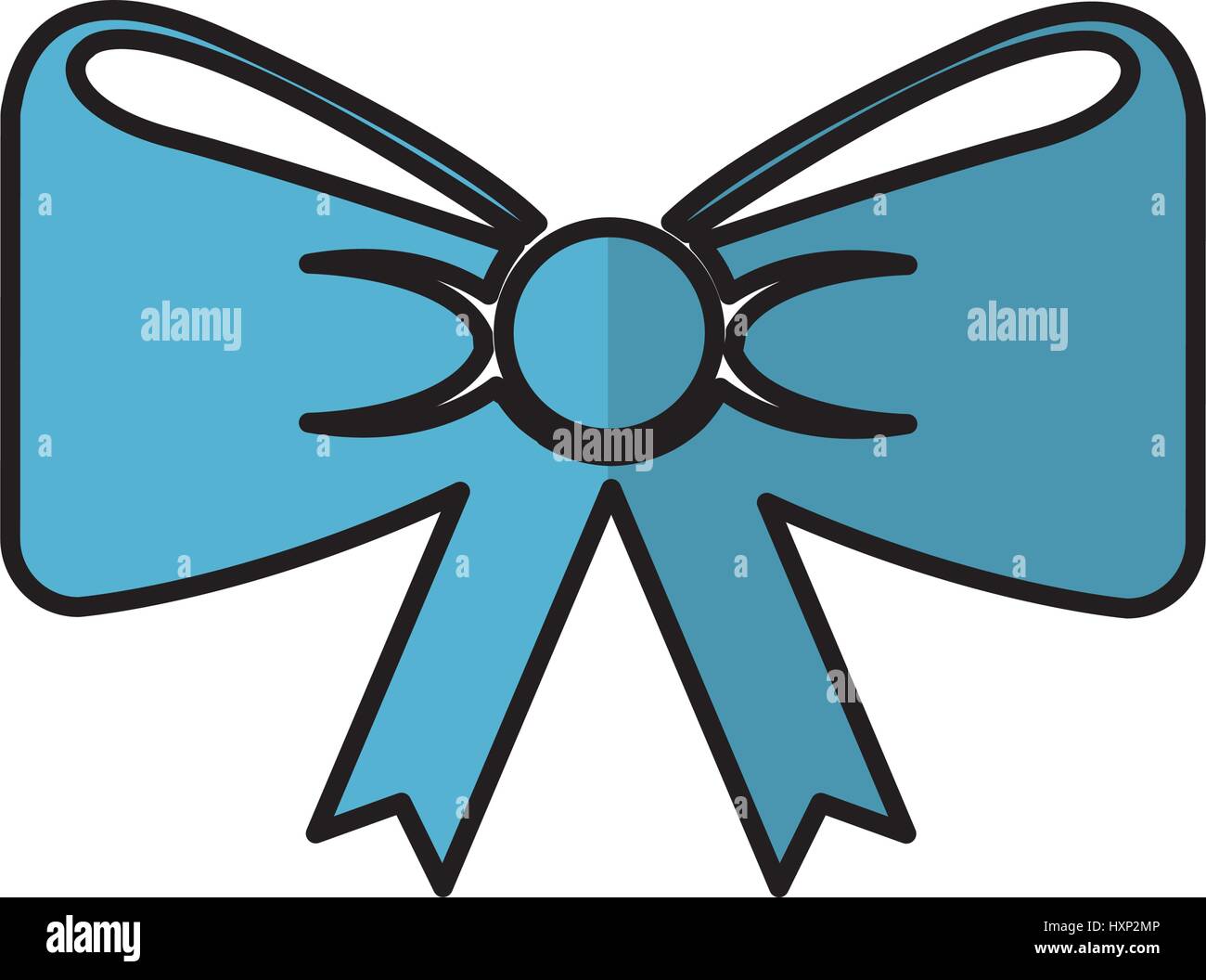 bow with ribbon isolated icon Stock Vector Image & Art - Alamy