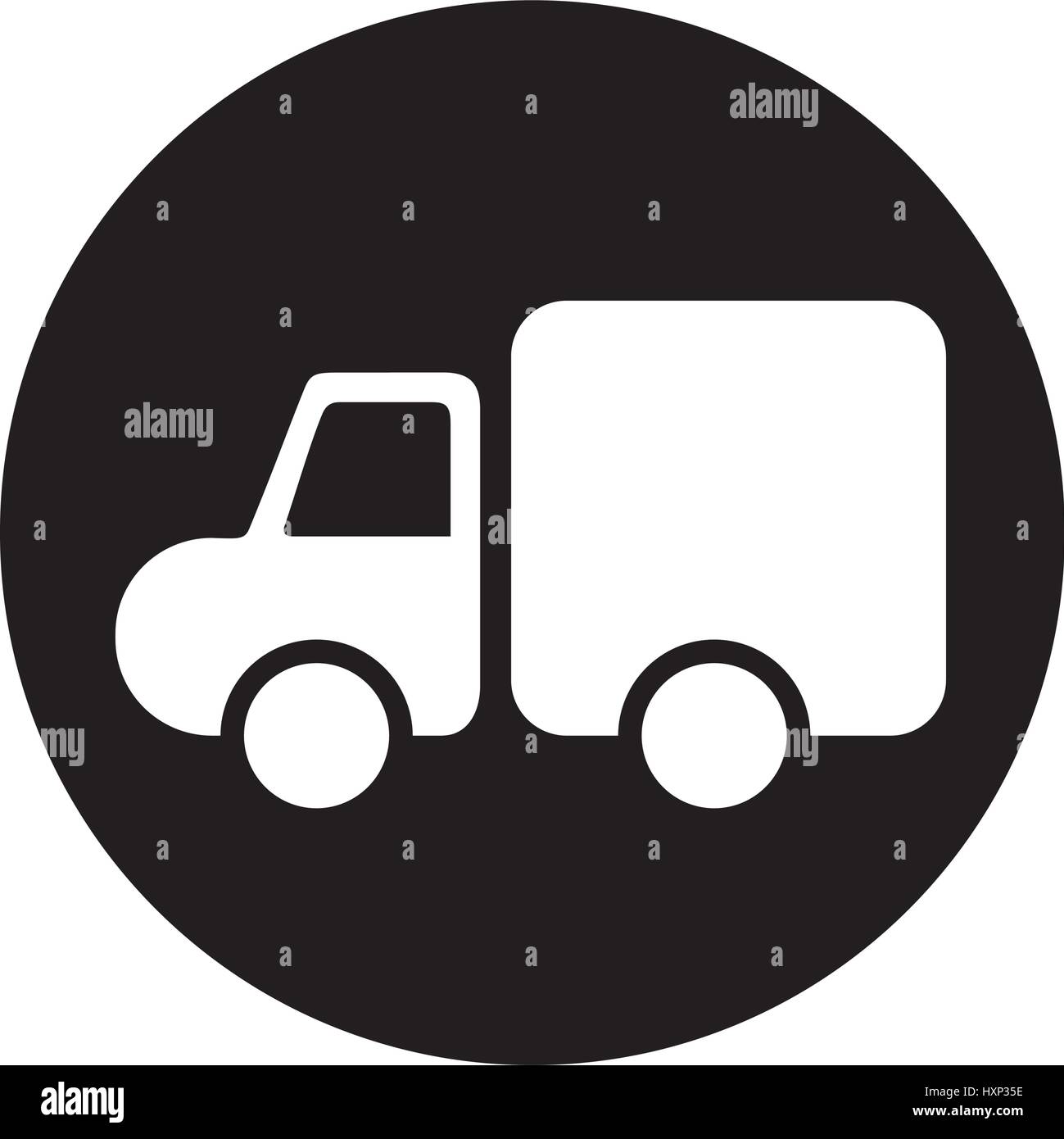 truck vehicle isolated icon Stock Vector Image & Art - Alamy