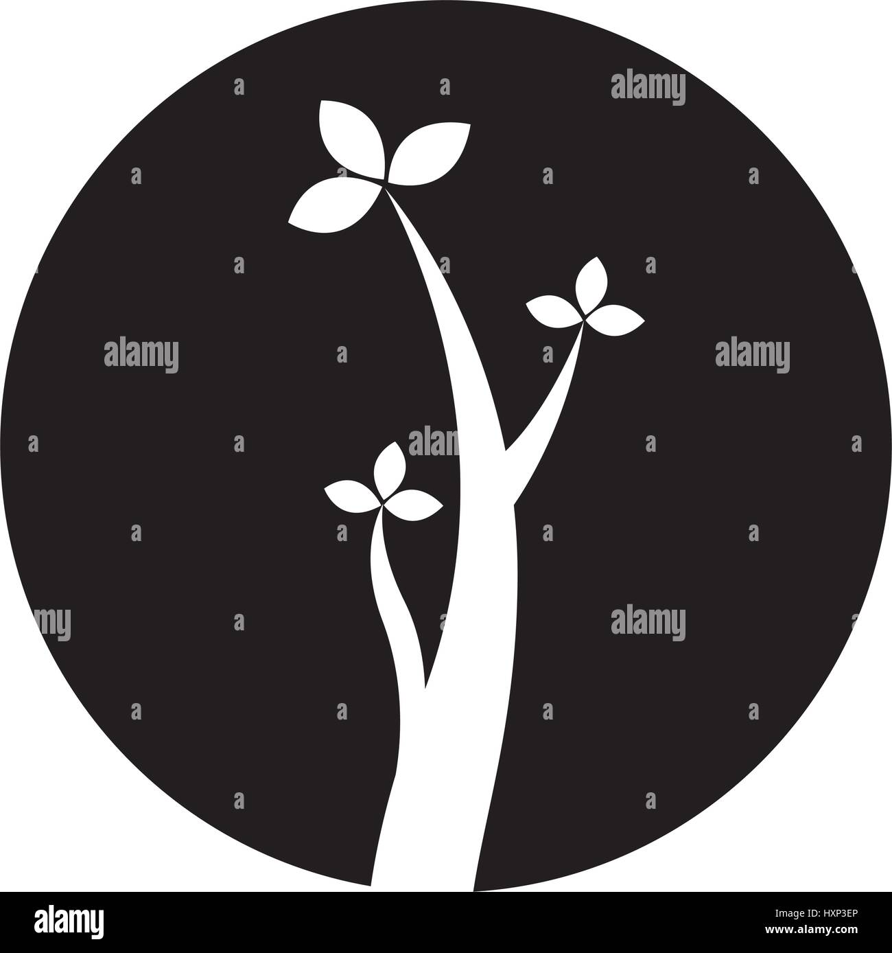 tree plant branches icon Stock Vector Image & Art - Alamy