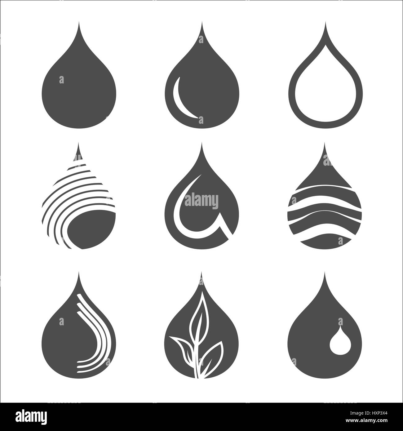 Drop icon set Stock Vector Image & Art - Alamy Drop icon set Stock Vector Image & Art - Alamy
