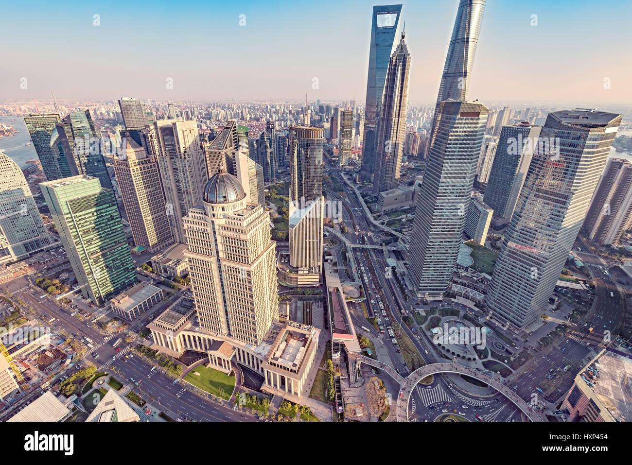 Shanghai aerial hi-res stock photography and images - Alamy