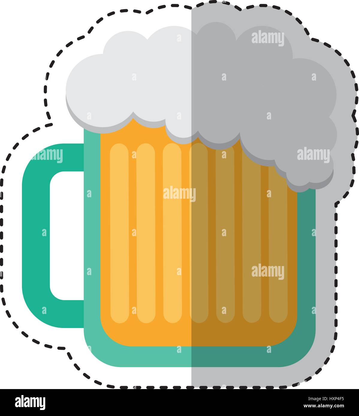 beer jar drink isolated icon Stock Vector Image & Art - Alamy