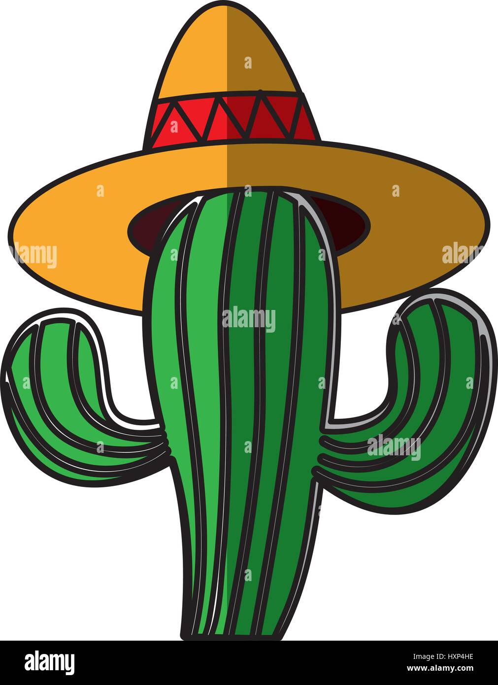 Mexican cactus Stock Vector Images - Alamy