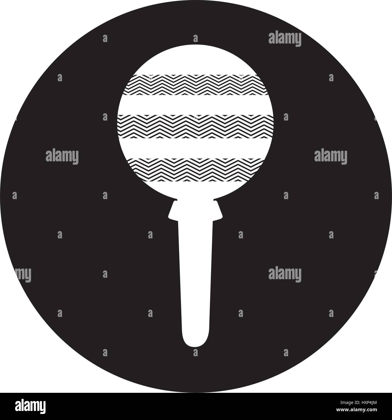 maraca instrument isolated icon Stock Vector Image & Art - Alamy