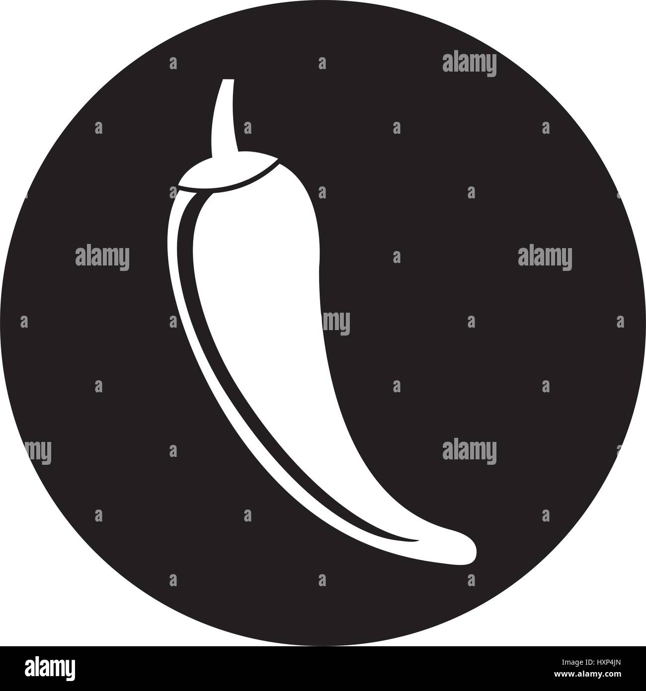 Chilli icon hi-res stock photography and images - Alamy