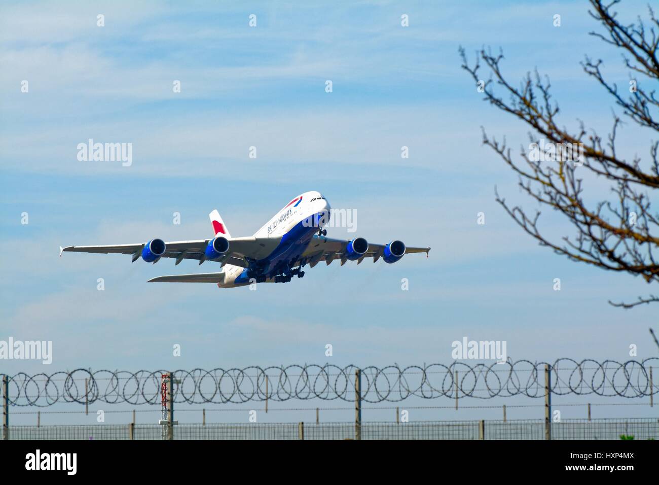 Airbus A380 Taking Off Stock Photos & Airbus A380 Taking Off Stock ...