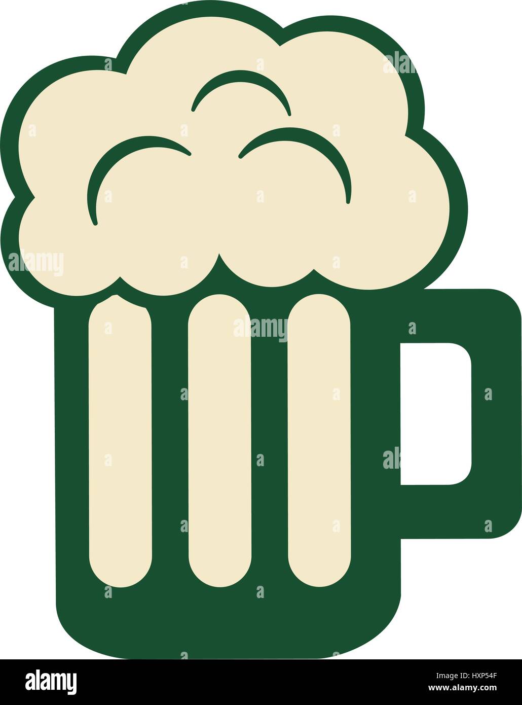 sticker clover plant decoration design Stock Vector Image & Art - Alamy