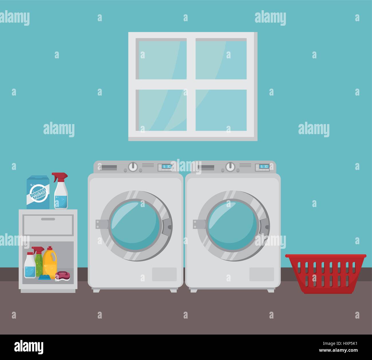 laundry service concept design Stock Vector Image & Art - Alamy