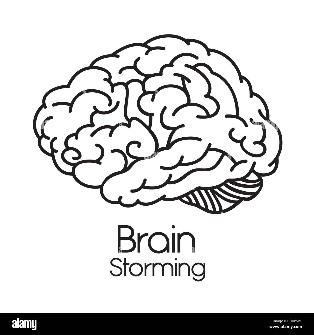 Mind storming Black and White Stock Photos & Images - Alamy