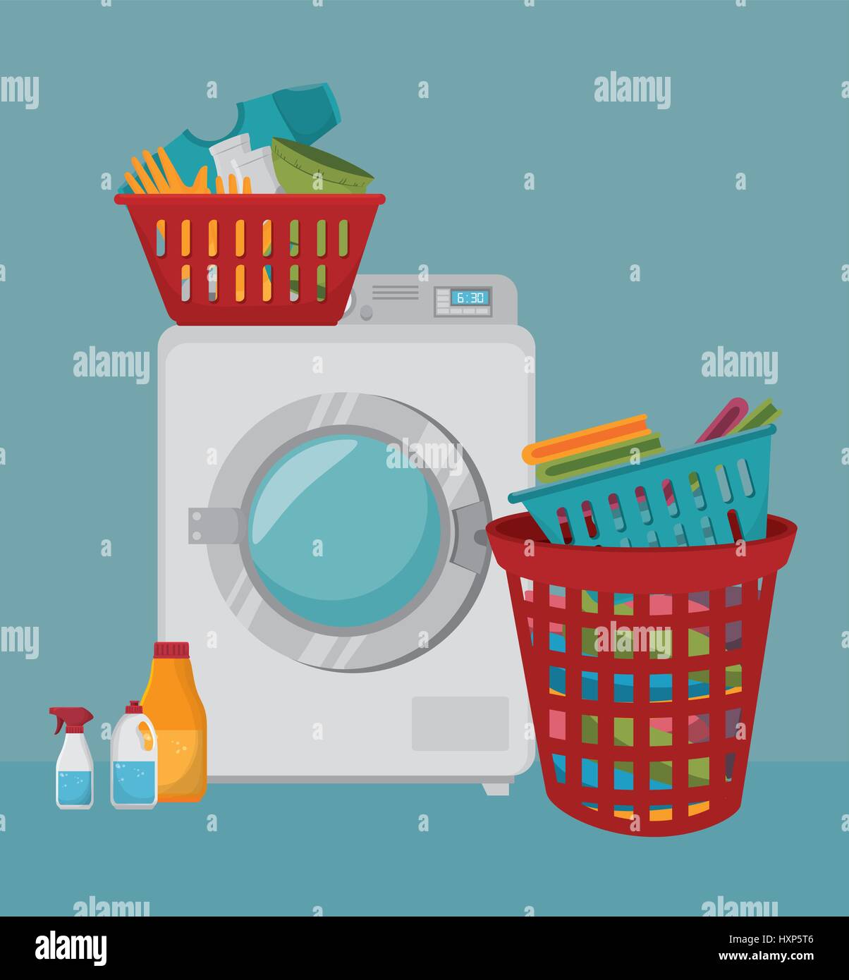 laundry full service design Stock Vector Image & Art - Alamy